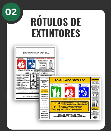 Rótulos para extintores – Etiquetas Santa Barbara