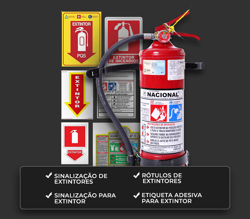 Rótulos para extintores – Etiquetas Santa Barbara